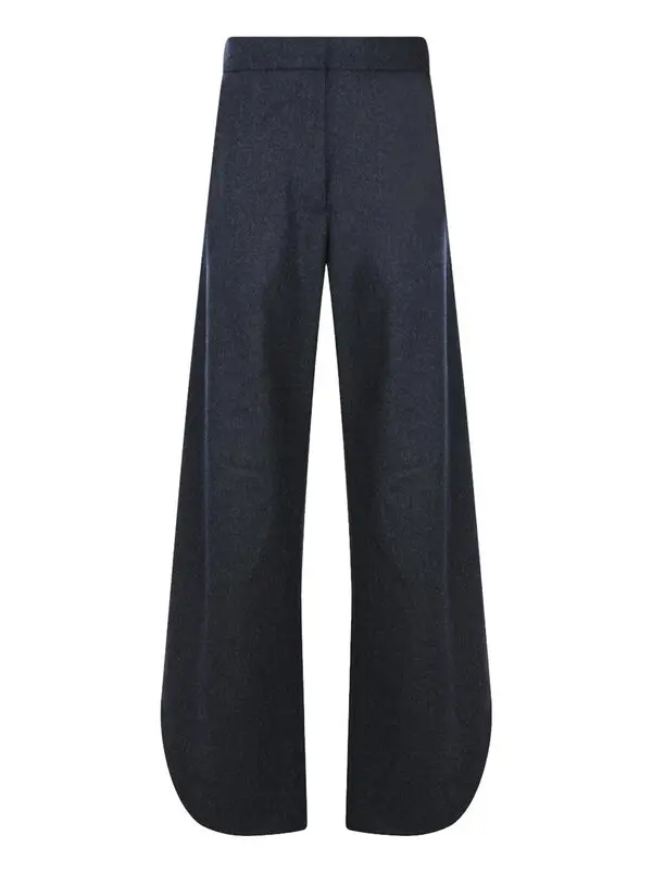 Alaïa Wide Leg Pants - Grey