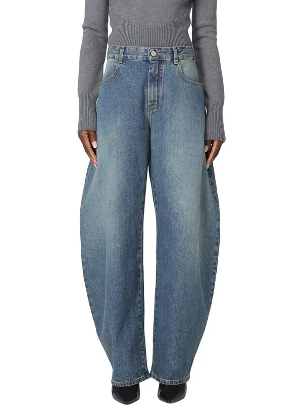 Alaïa Baggy Jeans - Blue