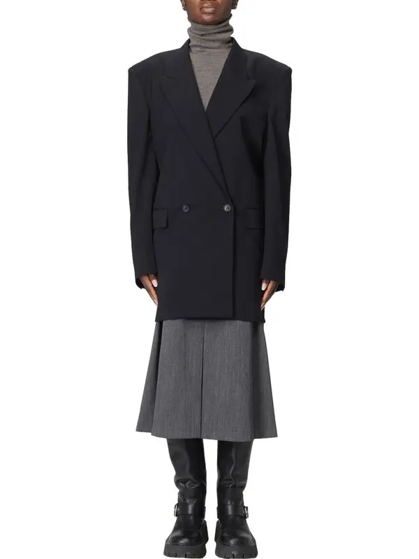 MAISON MARGIELA Double Breasted Jacket - Black