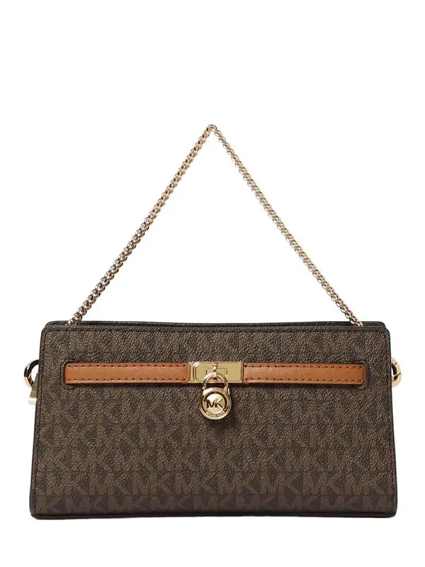 Michael Kors Shoulder Bag With Chain Strap - Brown
