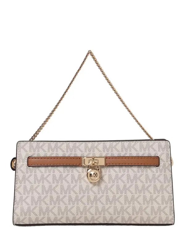 Michael Kors Shoulder Bag With Chain Strap - Ivory