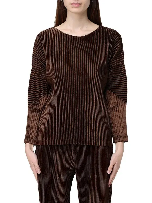 MEIMEIJ Pleated Top - Bronze