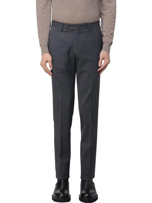 PT TORINO Straight Leg Trousers - Grey