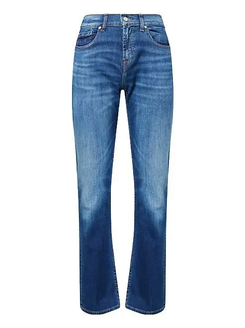 7 For All Mankind Standard Straight-leg Stretch-denim Jeans - Ambition