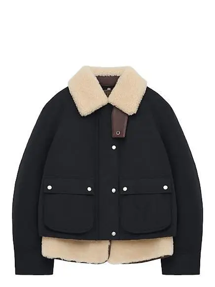 Loewe Layered Boxy-fit Jacket - Black