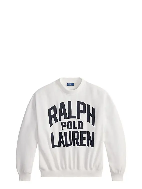 Polo Ralph Lauren Relaxed-fit Cotton-blend Sweatshirt - White