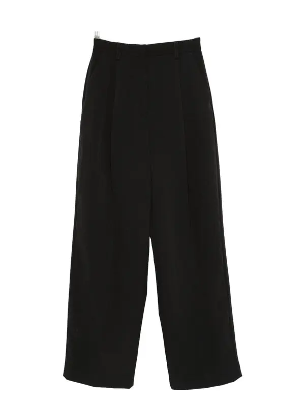 THE LATEST Axel Straight-leg Trousers - Black
