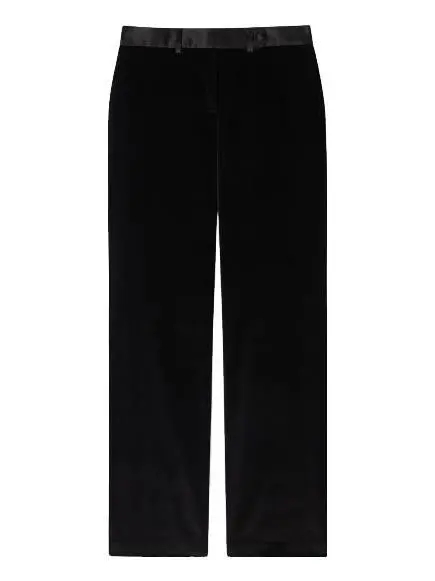 Paul Smith Velvet Bootcut Trousers - Black