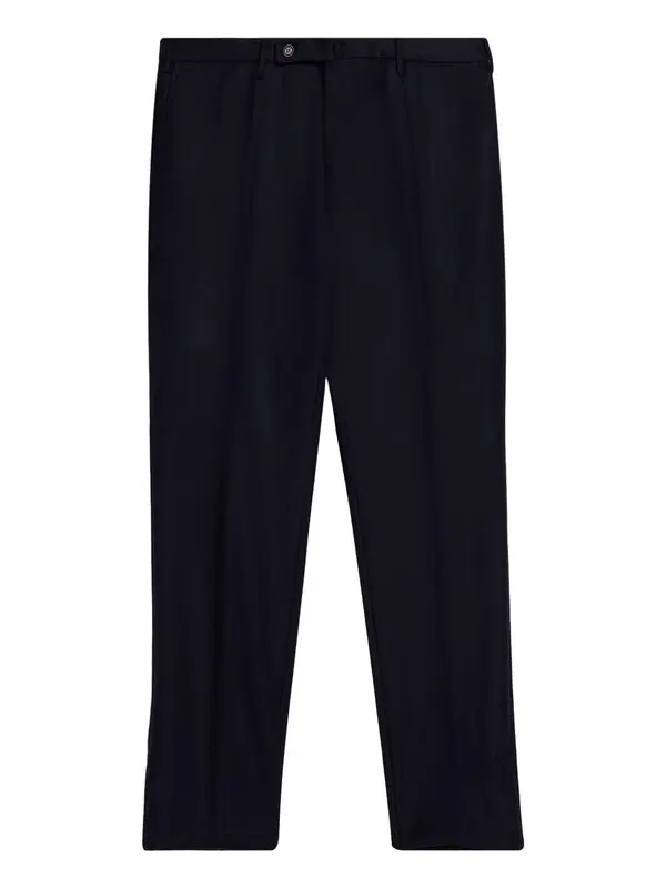 Incotex Super 100s Wool Dress Pants - Dark Blue8