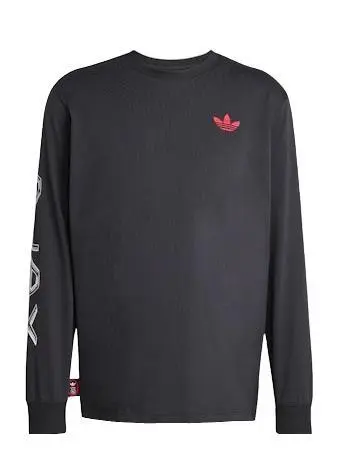 Adidas Ajax Amsterdam Long Sleeve Graphic T-shirt - Black