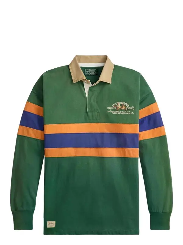 Polo Ralph Lauren Rugby-stripe Polo Shirt - Green