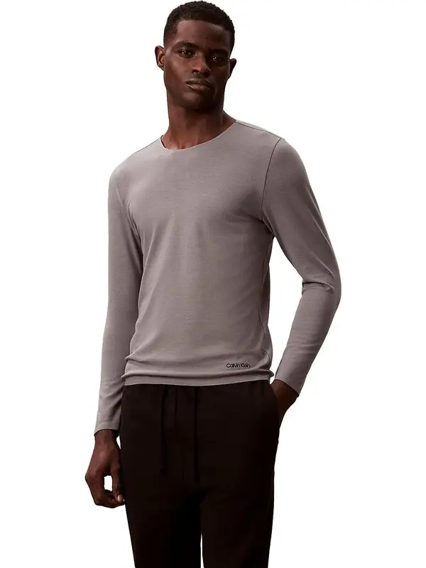 Calvin Klein Turbowarm Crewneck Long Sleeve Tee - Harbor Mist