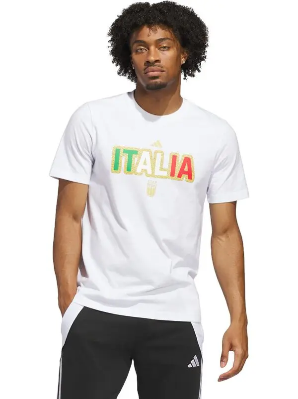 Adidas Fifa World Cup™ 26 Italy Home Graphic Tee - White
