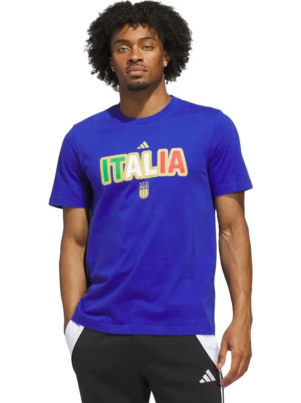 Adidas Fifa World Cup™ 26 Italy Home Graphic Tee - Semi Lucid Blue