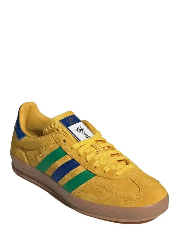 Adidas Gazelle Indoor Sneakers - Yellow / Collegiate Royal / Green