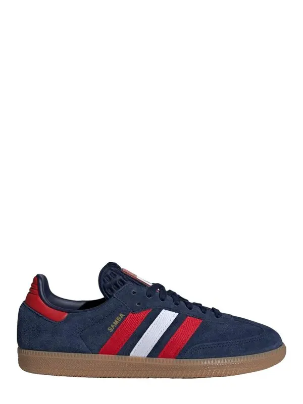 Adidas Samba Og Lace Up Sneakers - Night Indigo / Better Scarlet / Cloud White