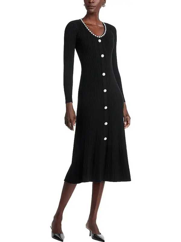 Elie Tahari The Emmie Knit Dress - Noir