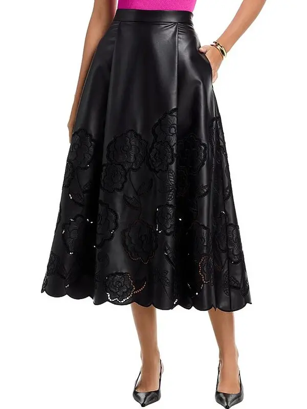 TOCCIN Stacy Lace Skirt - Jet
