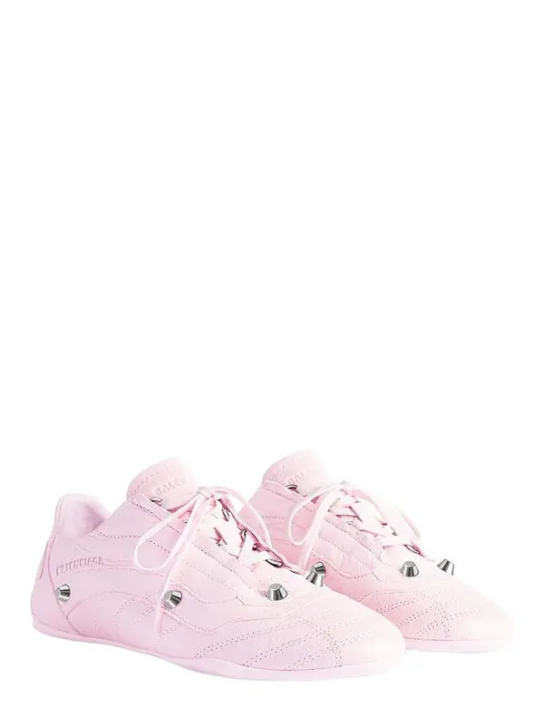 Balenciaga Quilted Leather Sneakers - Pink