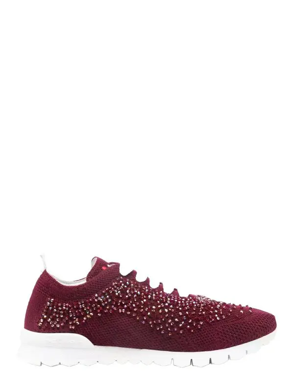 Kiton Embellished Trainers - Red