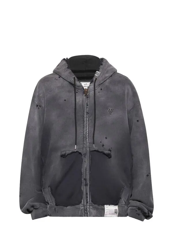Mihara Yasuhiro Sun Faded Parka - Black