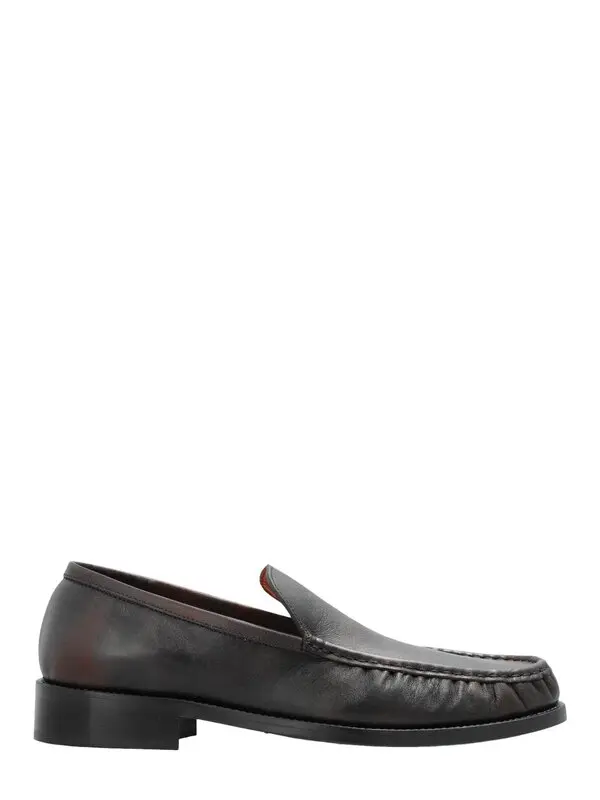 Acne Studios Leather Loafers - Brown