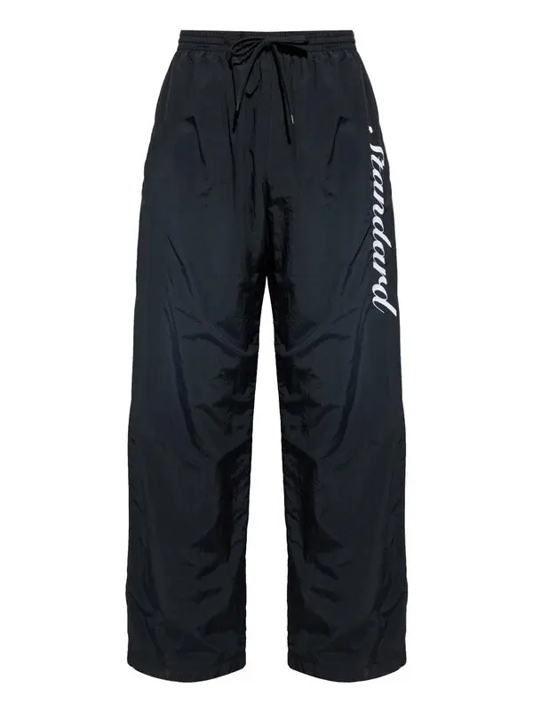 Balenciaga Trousers With Logo - Black