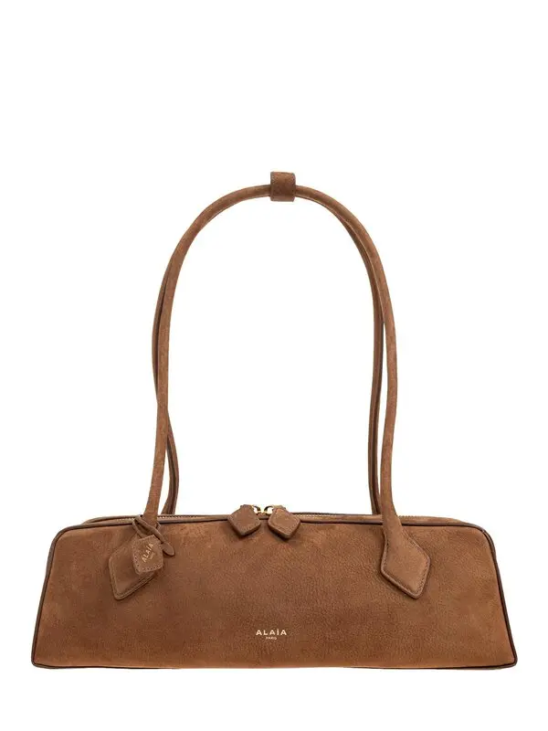 Alaïa Shoulder Bag Le Teckel - Brown