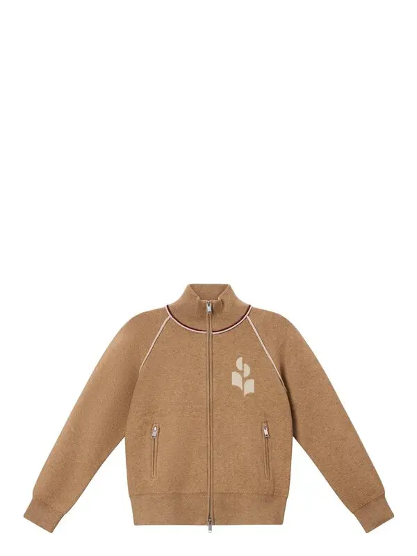 MARANT ETOILE Lanya Cardigan - Camel/light Grey