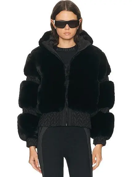 Goldbergh Furry Ski Jacket - Black