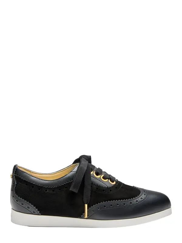 Sarah Flint Britta Oxford - Black Calf And Crosta