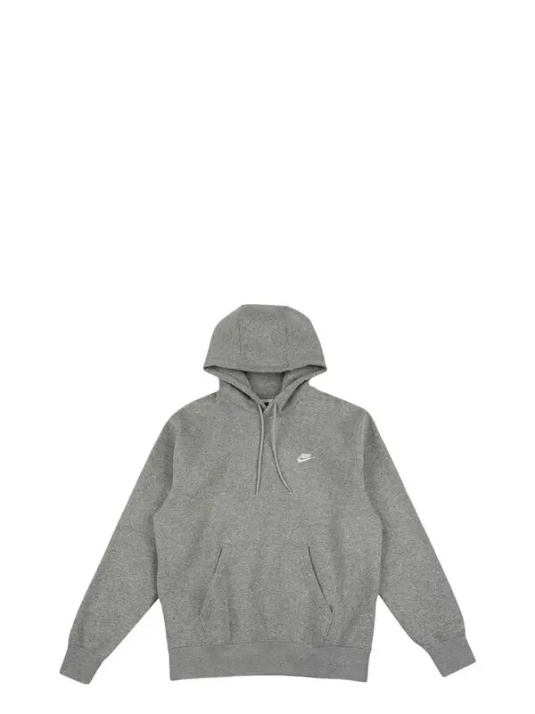 Nike Club Fleece Pullover Hoodie - Grey