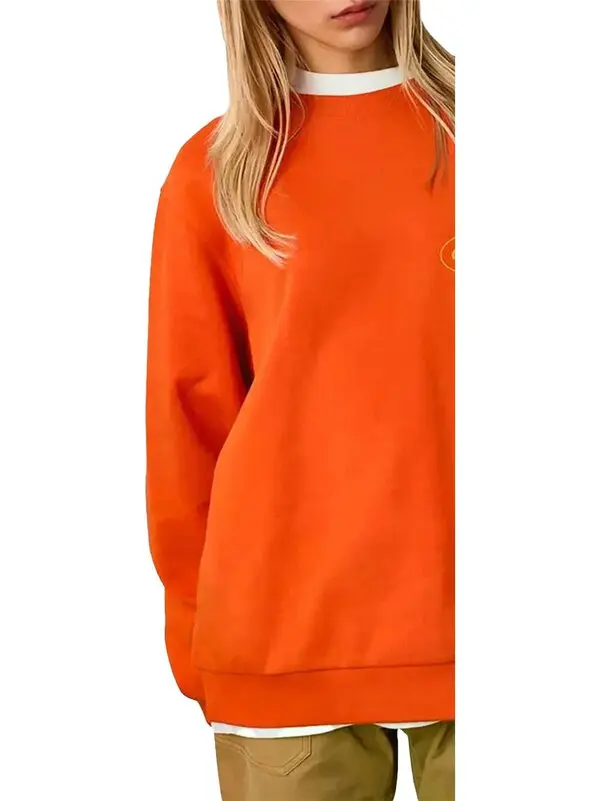 Gramicci Long-sleeve Crew-neck Sweatshirt - Orange