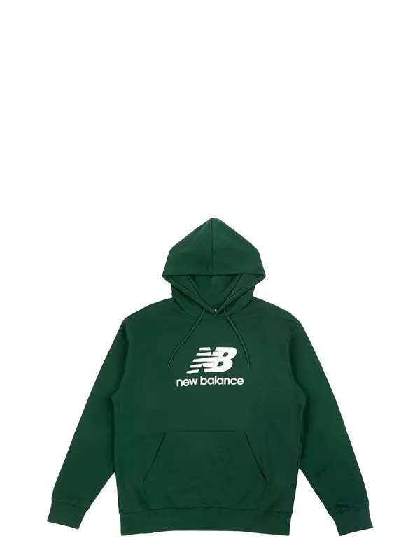 NEW BALANCE Logo French Terry Hoodie - Green