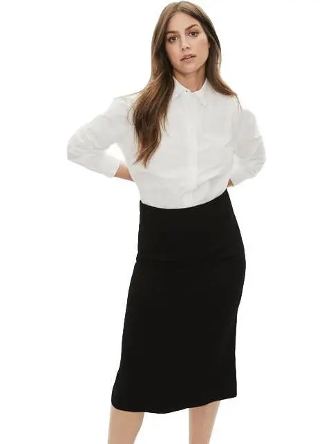 MASAI COPENHAGEN Maseuloa Midi Pencil Skirt - Black