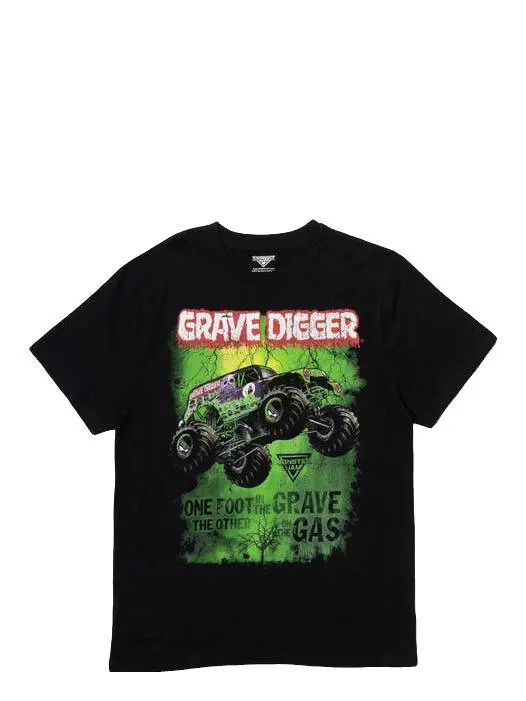 MONSTER JAM Graphic T-shirt - Grave Digger Black