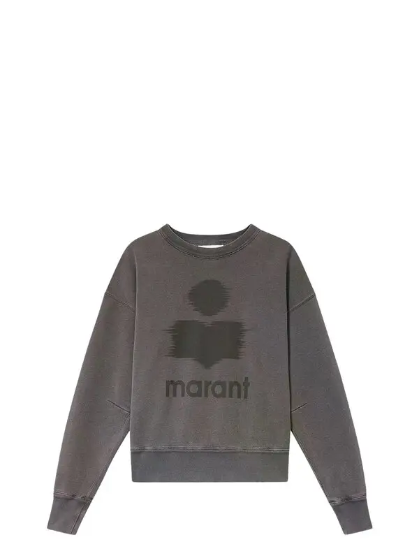MARANT ETOILE Moby Logo Sweatshirt - Grey