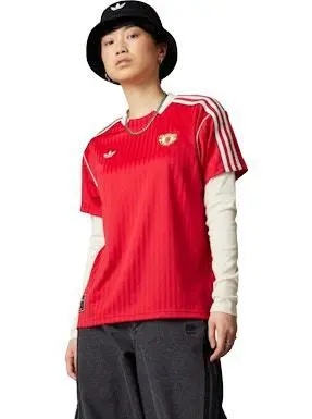 Adidas Terrace Icons Jersey - Mufc Red