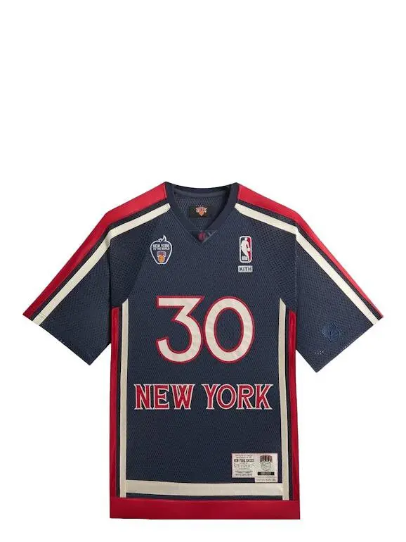 Kith X New York Knicks Bernard King Mesh Shirt - Nocturnal