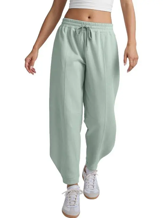 Beyond Yoga Luxefleece Barrel Leg Sweatpants - Pale Blue