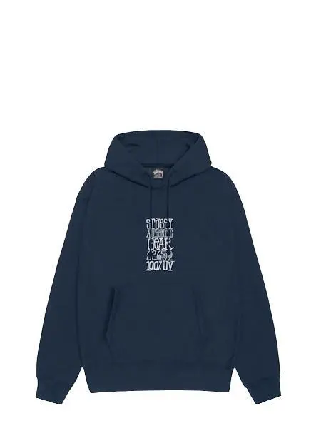 StÜssy Authentic Gear Hoodie - Navy Blue