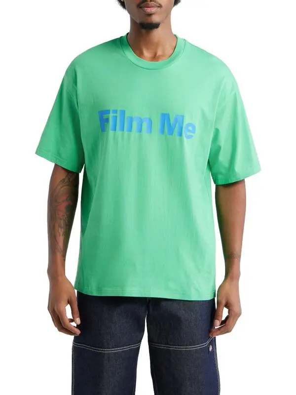 BOILER ROOM Film Me Graphic T-shirt - Green