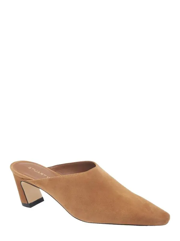 STUART WEITZMAN Stassi 50 Mule - Toasted Almond