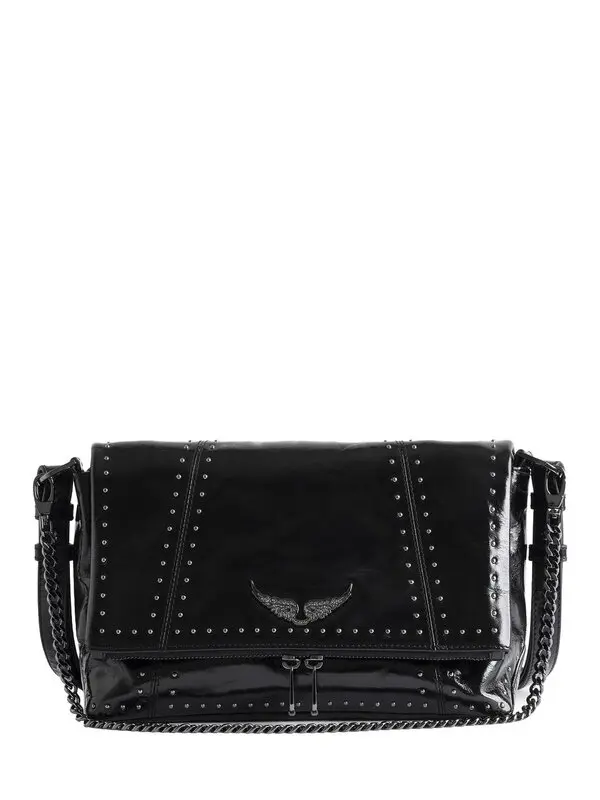 Zadig&Voltaire Rocky Ii Leather Crossbody Bag - Black