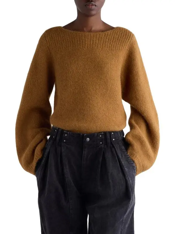 Isabel Marant Paulane Alpaca Blend Sweater - Camel
