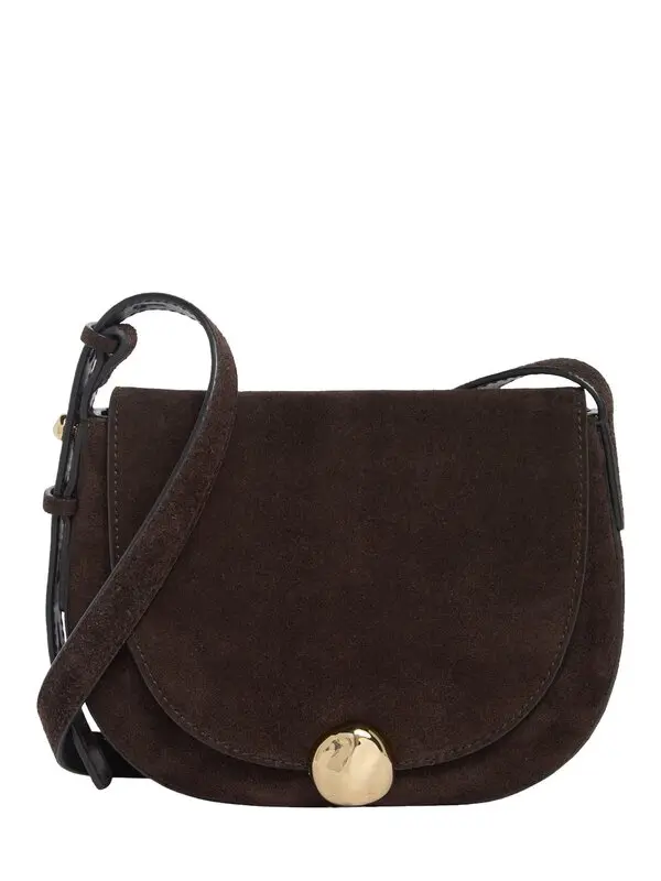 Madewell Small Dakota Saddle Bag - Dark Carob