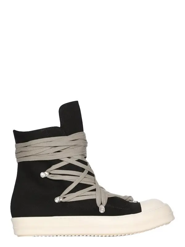 Rick Owens Concordians Megalace High - Black/milk