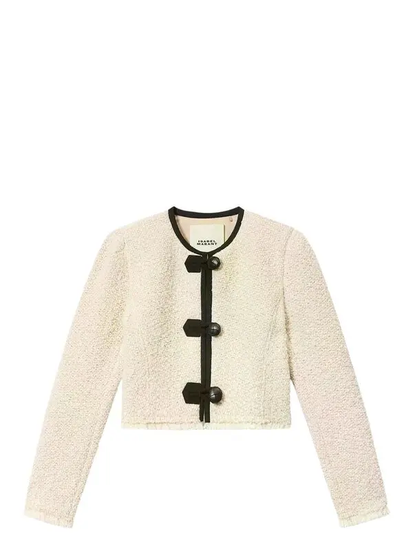 Isabel Marant Gradilia Button Jacket - Neutrals