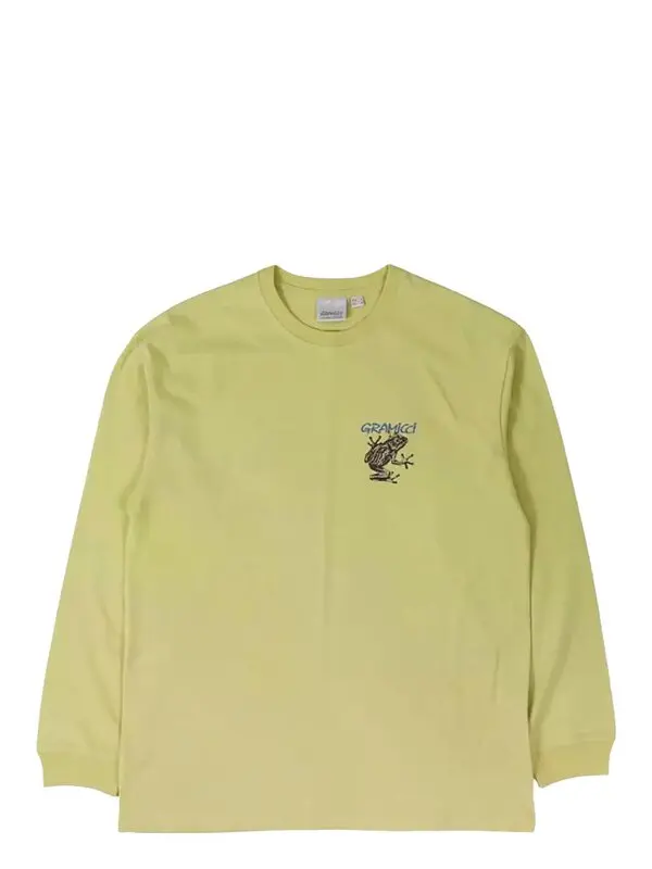 Gramicci Frog-print Long-sleeve T-shirt - Yellow
