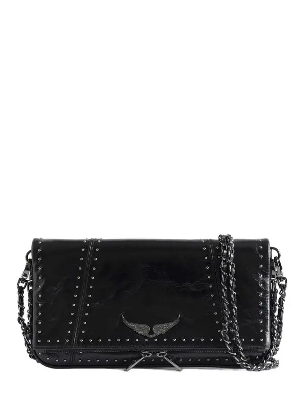 Zadig&Voltaire Rock Leather Crossbody Bag - Black